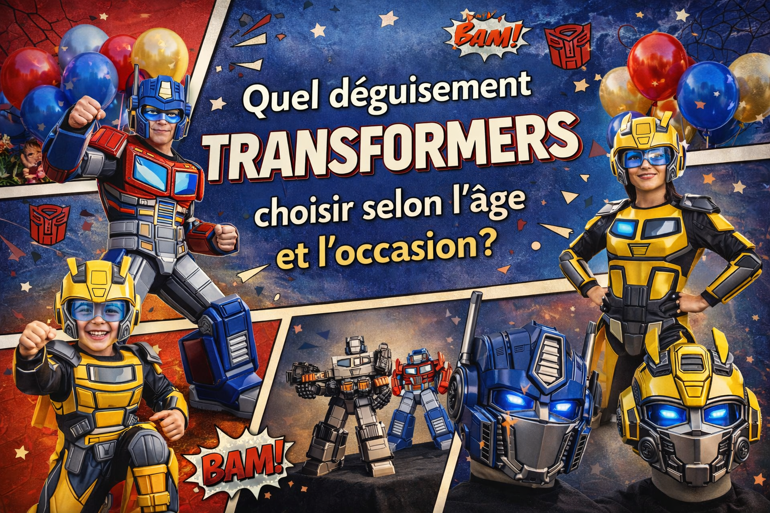 Quel déguisement Transformers choisir ? | Boutique Transformers